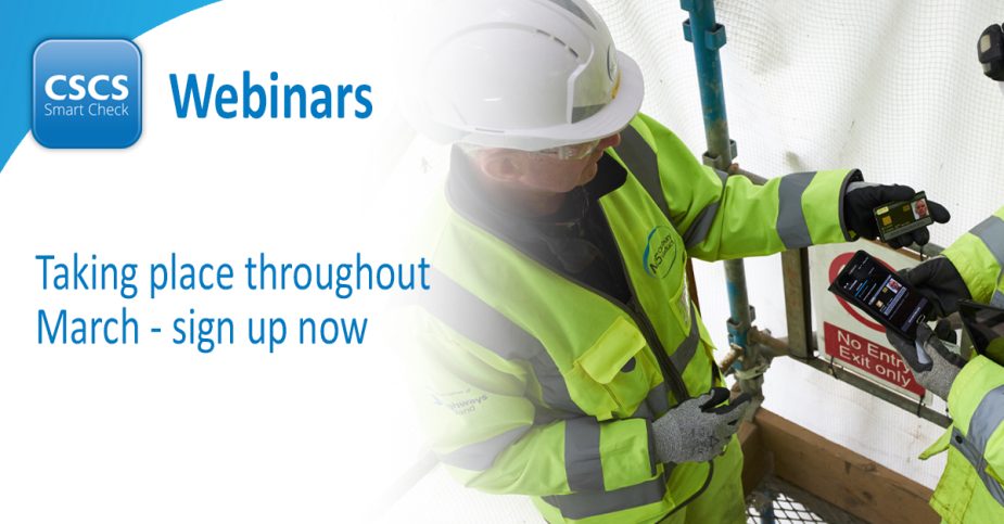 CSCS Smart Check webinars | Official CSCS Website