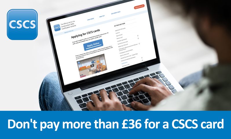 Don’t pay more than £36 for a CSCS card | Official CSCS Website