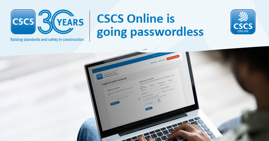 CSCS Online is going passwordless | Official CSCS Website